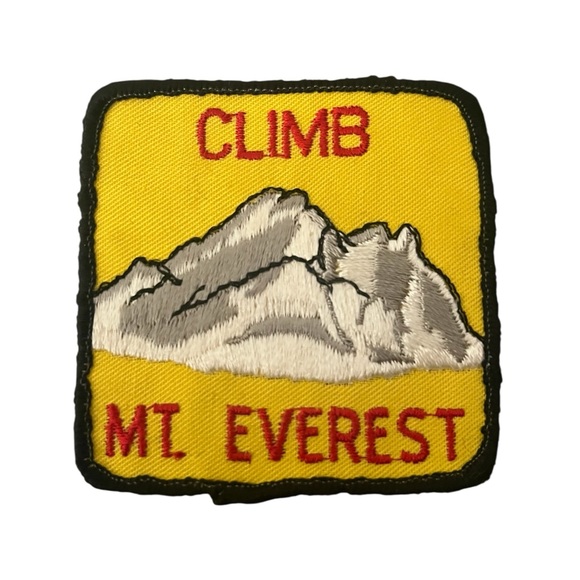 Unbranded | Other | Vintage Nos Climb Mt Everest Embroidered Square ...